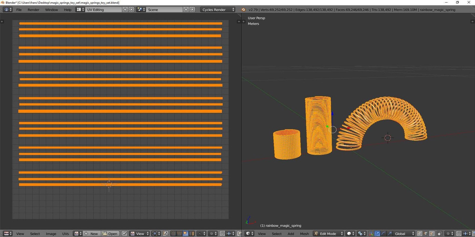 Magic Springs Toy Set 3D Model - TurboSquid 1623712