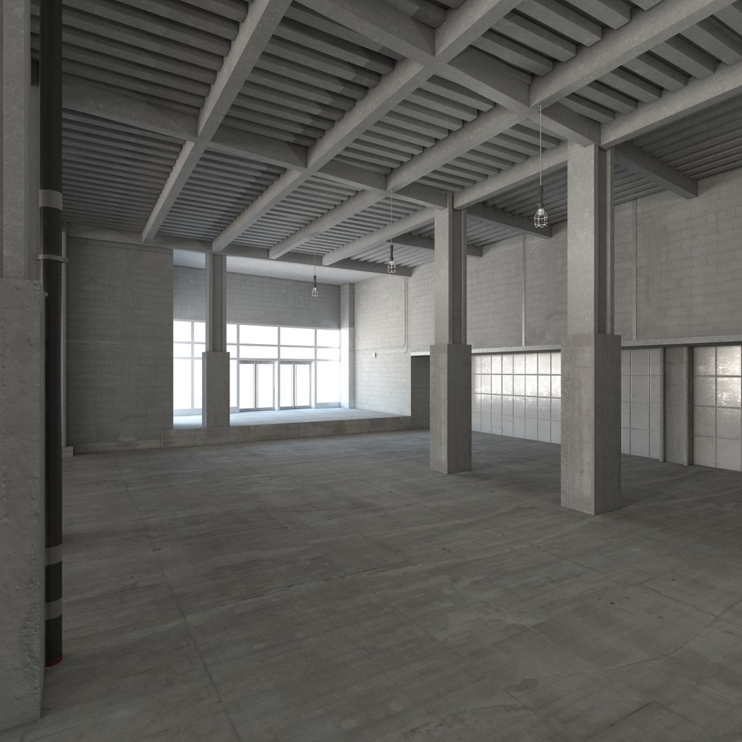 3d Loft Interior Model