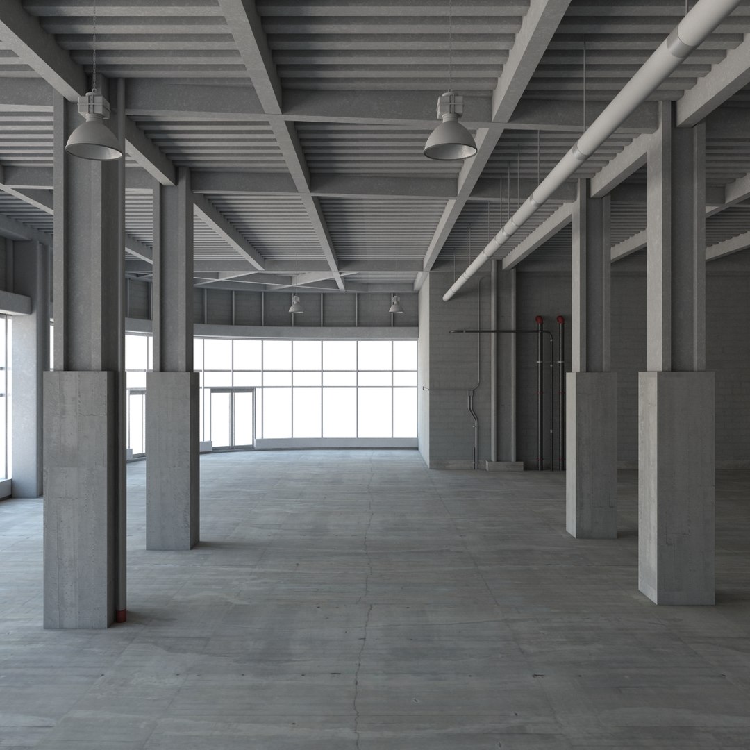 3d Loft Interior Model