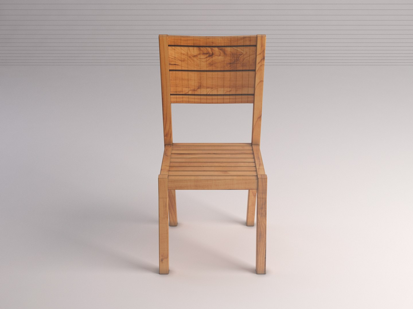 Wood Plastic Chair Model - TurboSquid 1564303