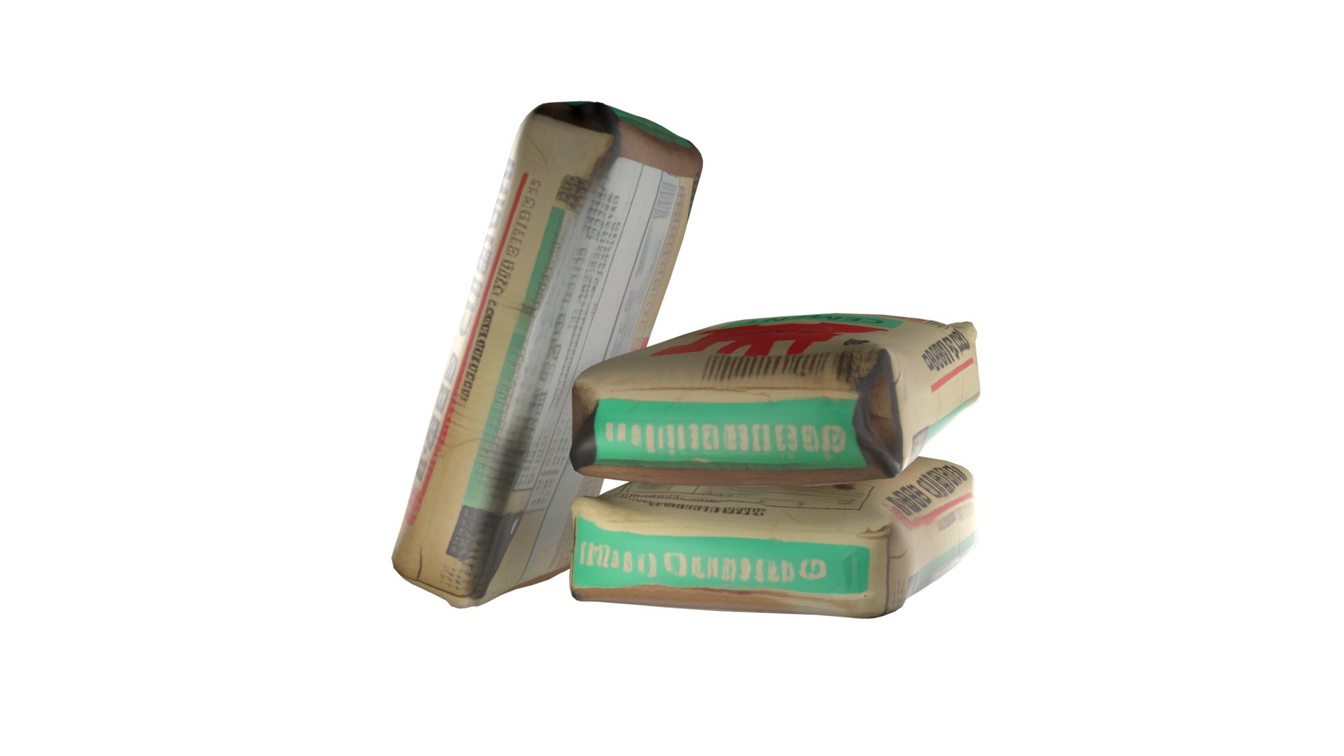 Cement Sack 3D Model - TurboSquid 2370460