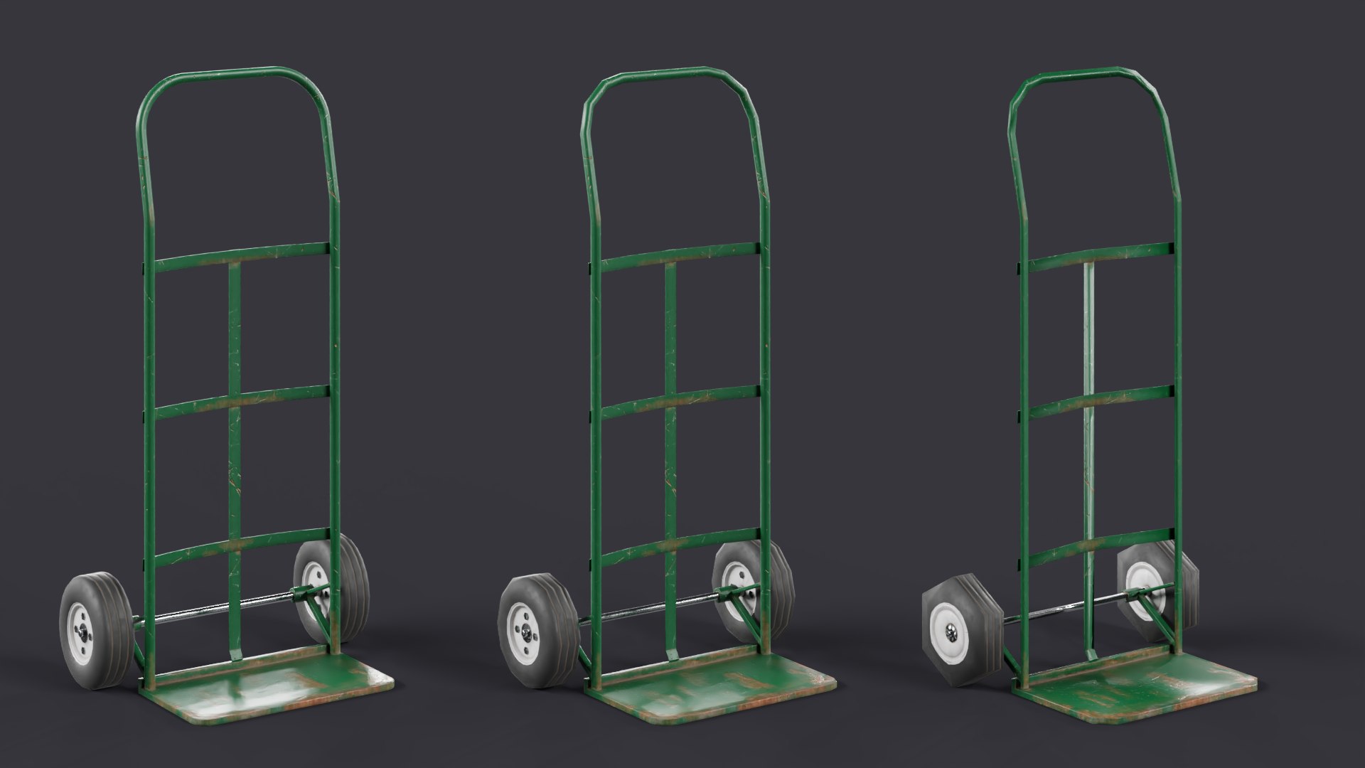 3D Hand Truck Game-Ready Model - TurboSquid 2066027