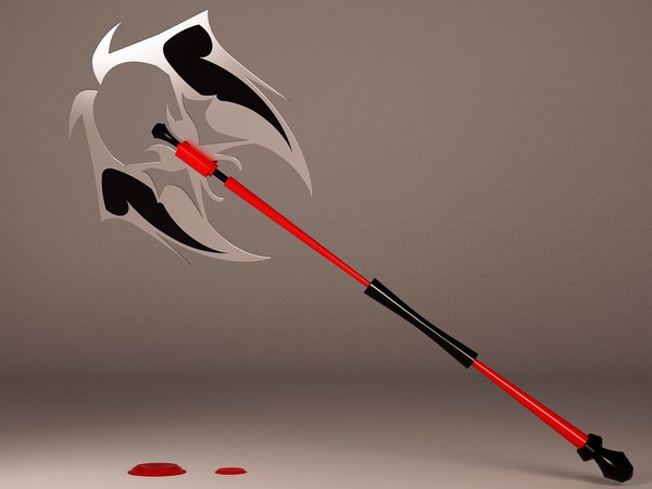 3d fantasy axe