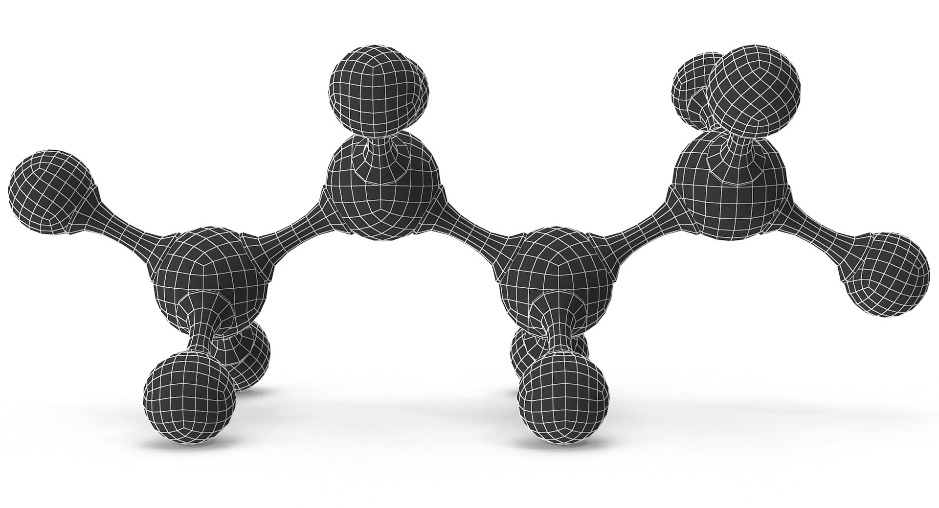 3D Model Butane Molecular - TurboSquid 1274331