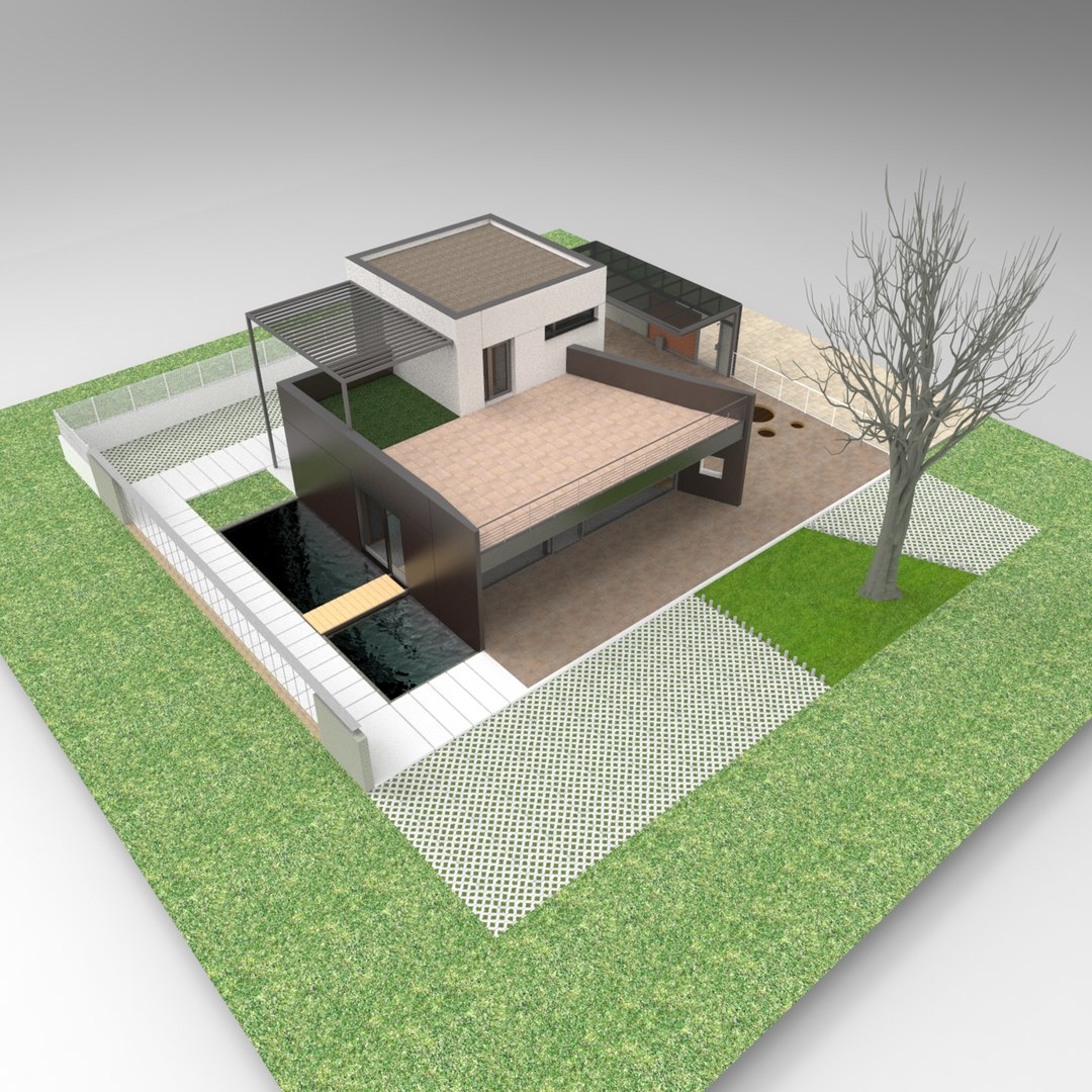 Free Housing Home Plot 3D Model - TurboSquid 1279025