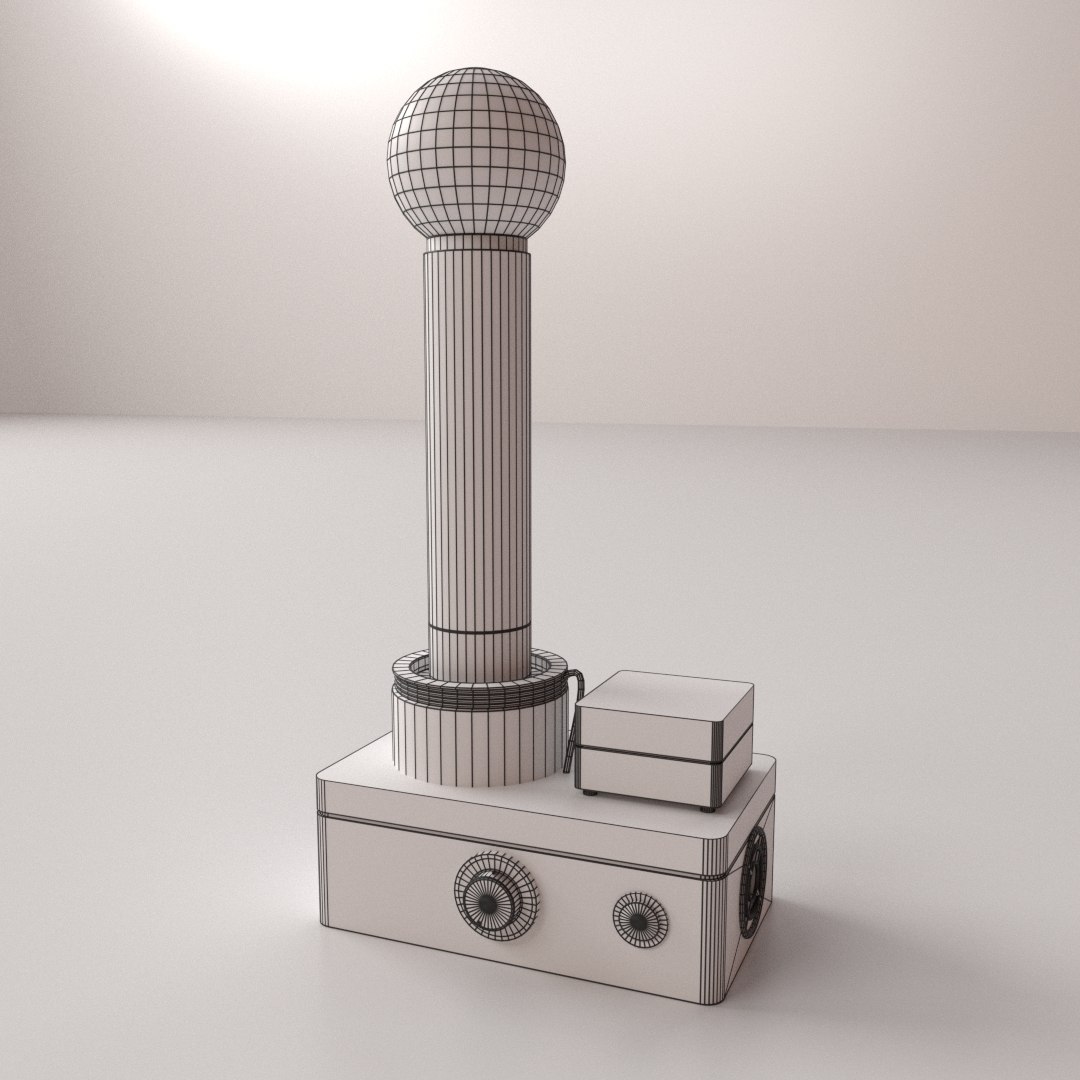 Tesla Coil 3D - TurboSquid 1946940
