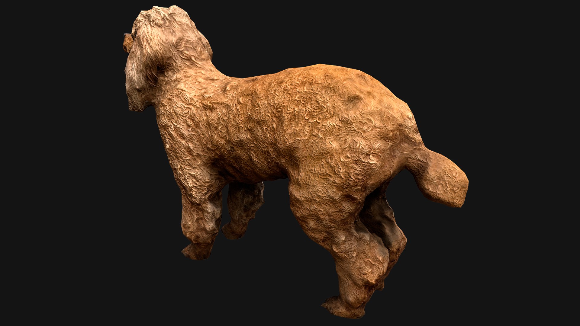 3D Model Dog Cockapoo Cocker Spaniel Mix Poodle - TurboSquid 2066970