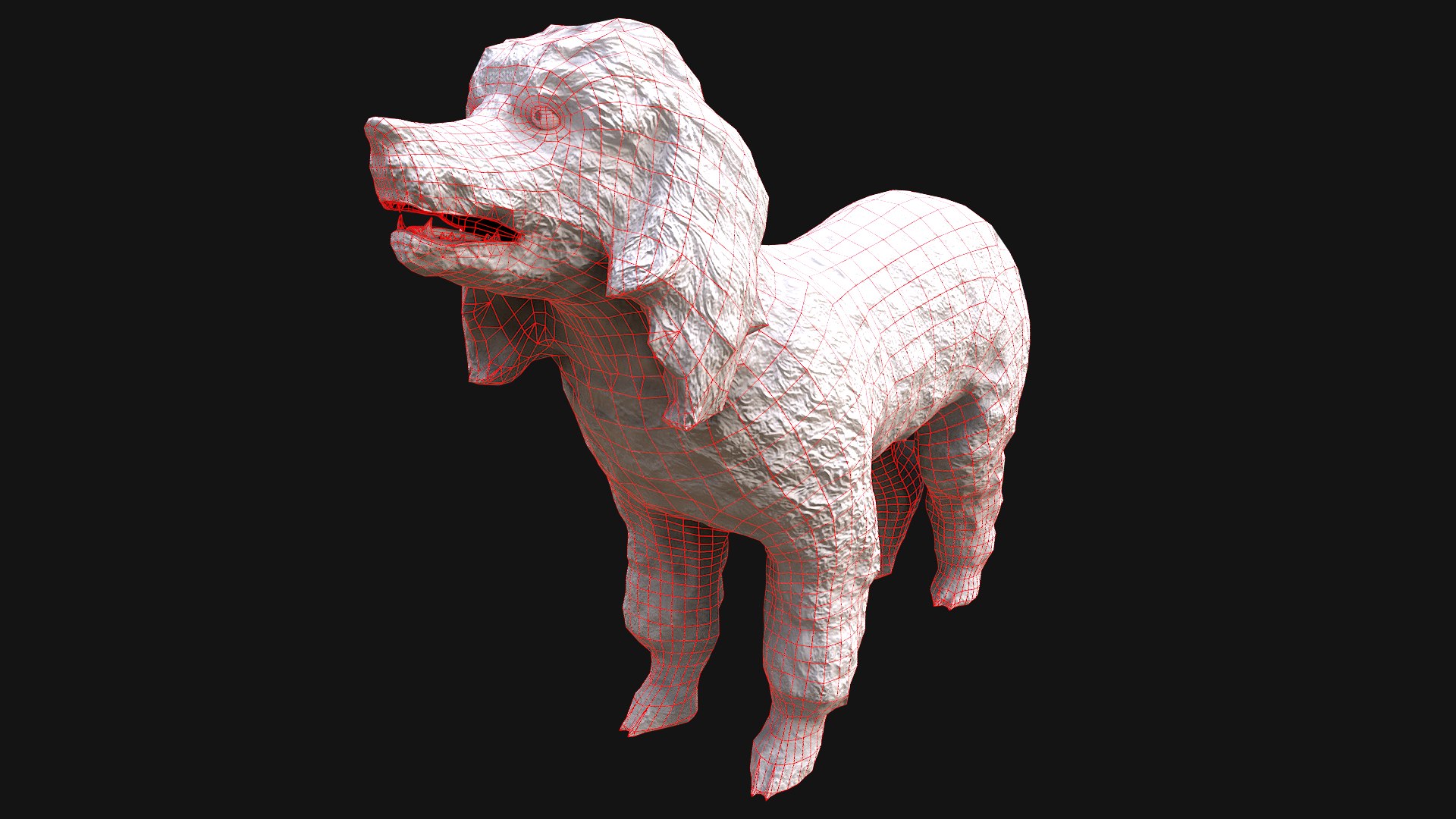 3D Model Dog Cockapoo Cocker Spaniel Mix Poodle - TurboSquid 2066970
