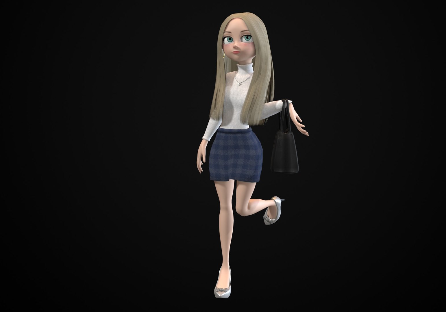 3D Pretty Small Girl Model - TurboSquid 1887234