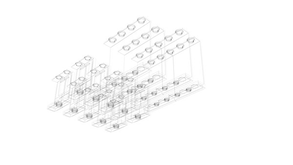 3D lego windows panels set - TurboSquid 1714020