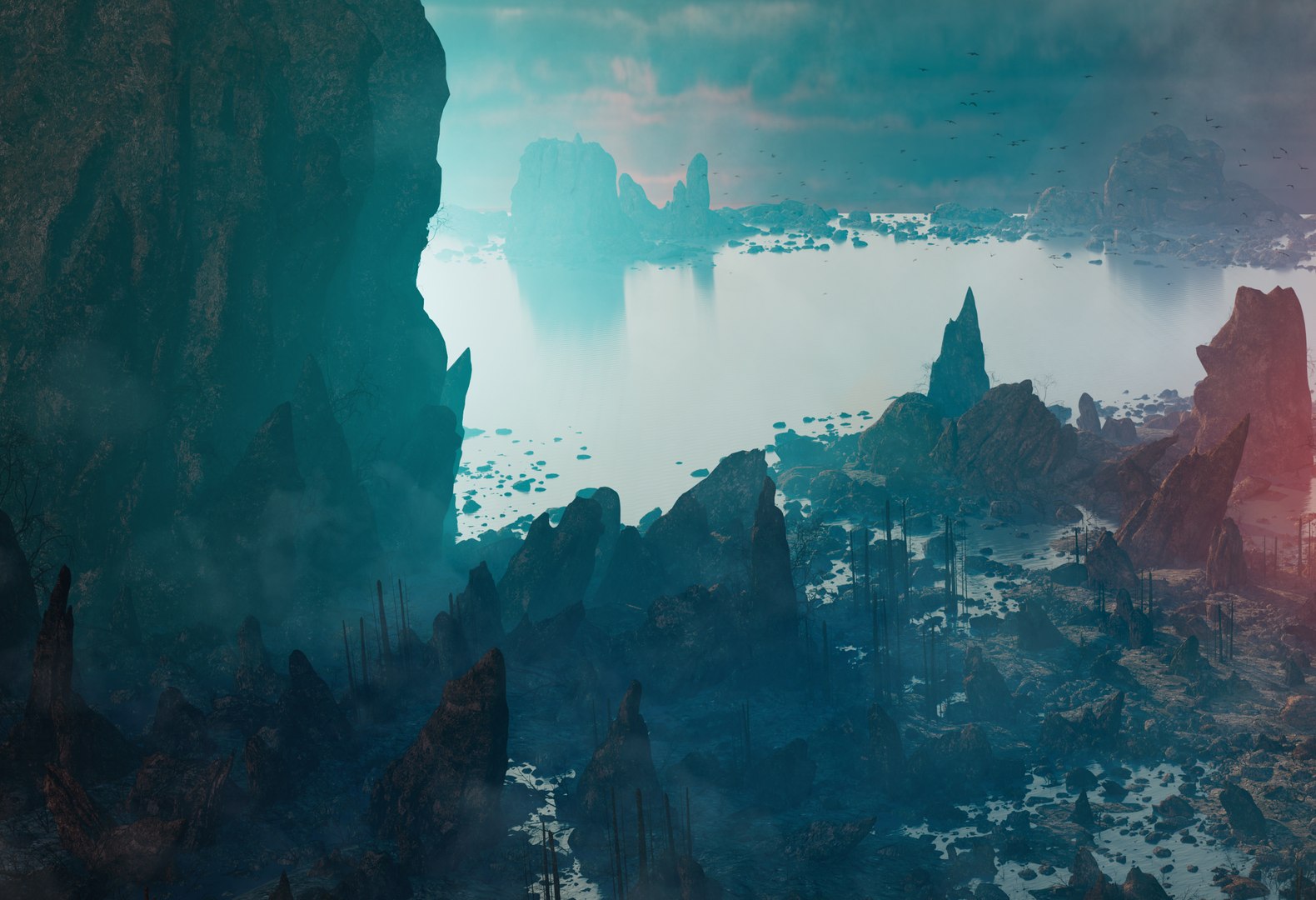 3D Fantasy Volcano Cave Model - TurboSquid 1964537