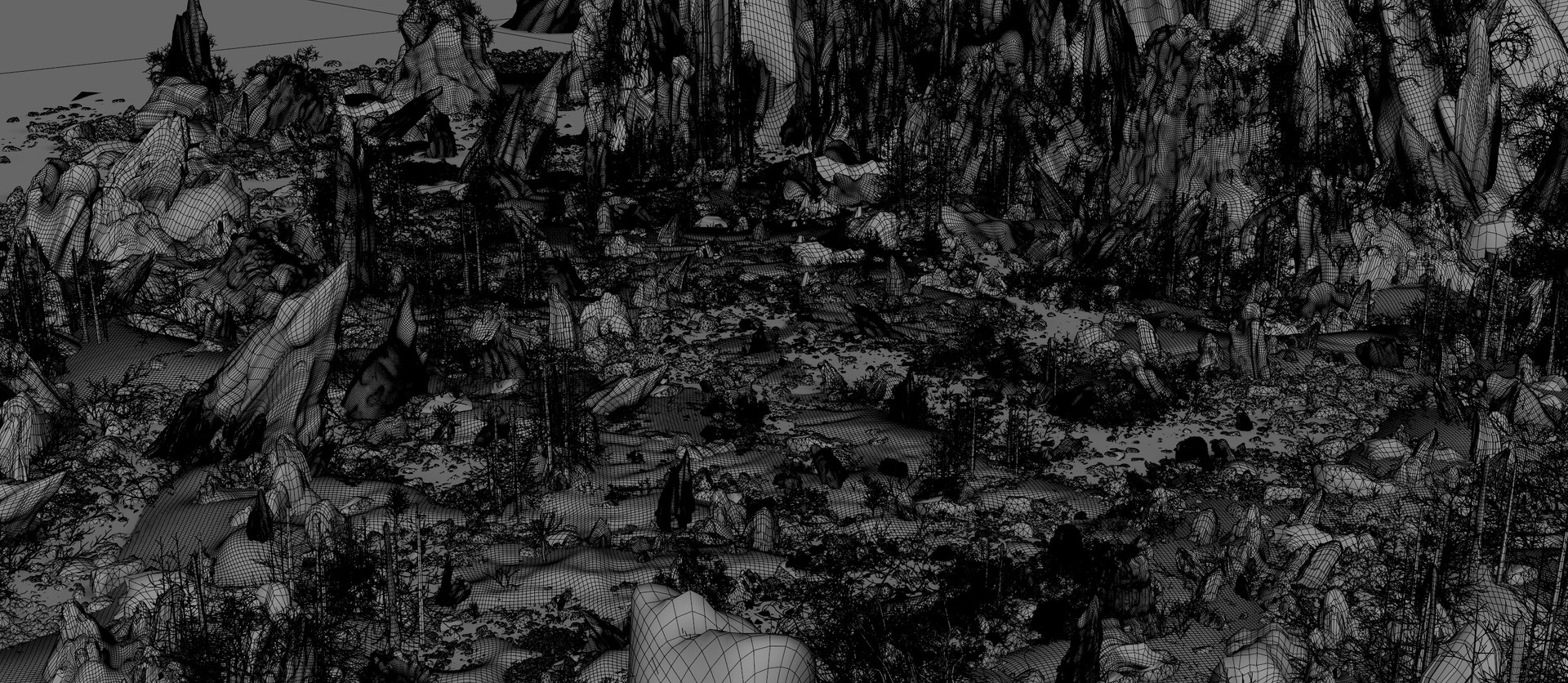 3D Fantasy Volcano Cave Model - TurboSquid 1964537