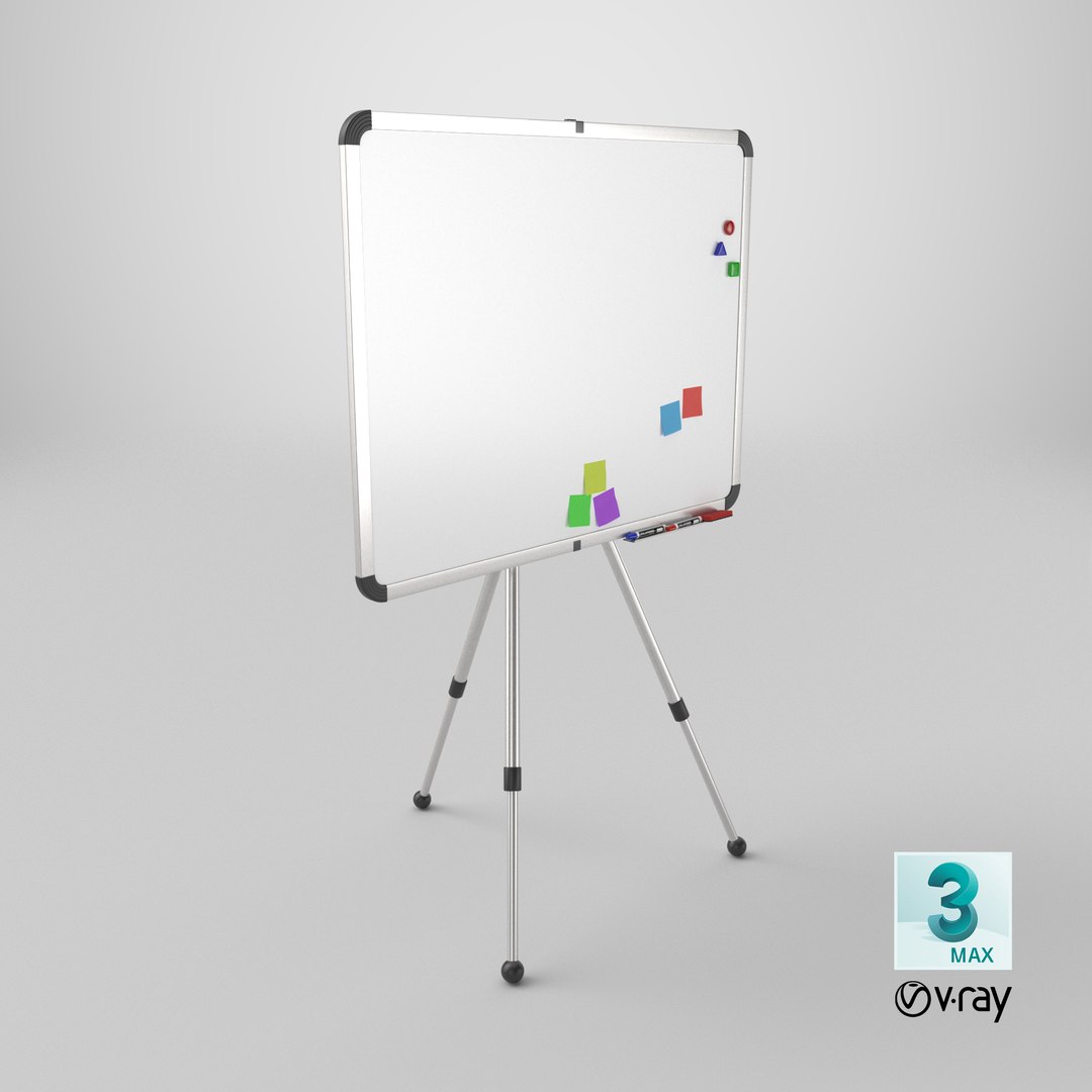 3D Customizable Metal Whiteboard With Stand - Rectangular Writing Board ...