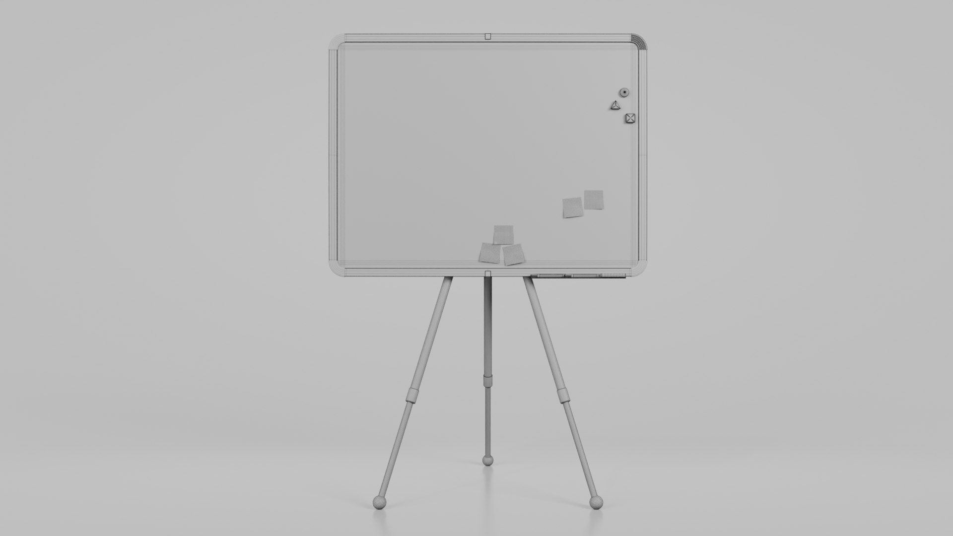 3D Customizable Metal Whiteboard With Stand - Rectangular Writing Board ...