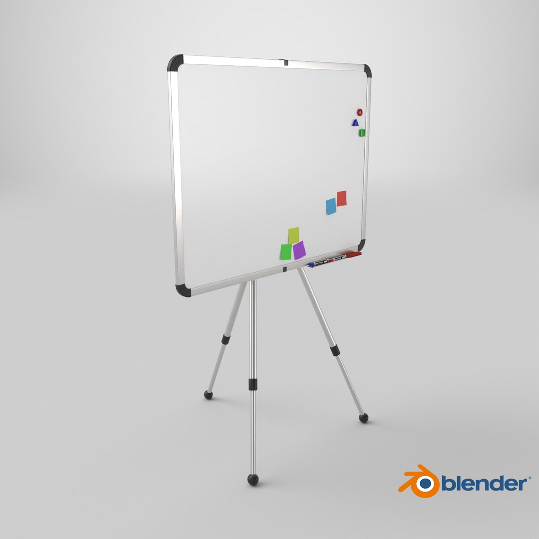 3D Customizable Metal Whiteboard With Stand - Rectangular Writing Board ...