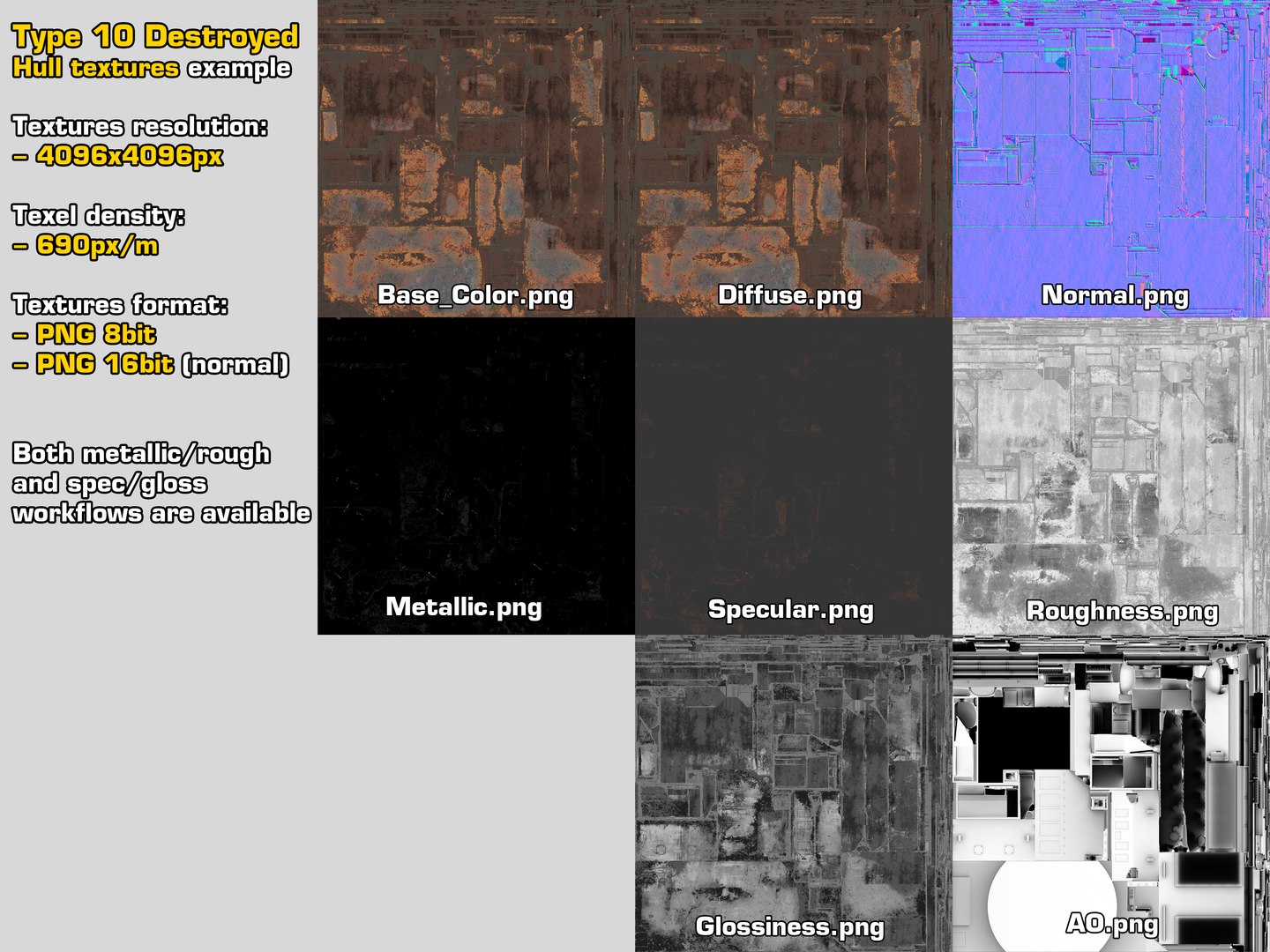 3D Type 10 Destroyed Main Battle Tank - TurboSquid 2152361