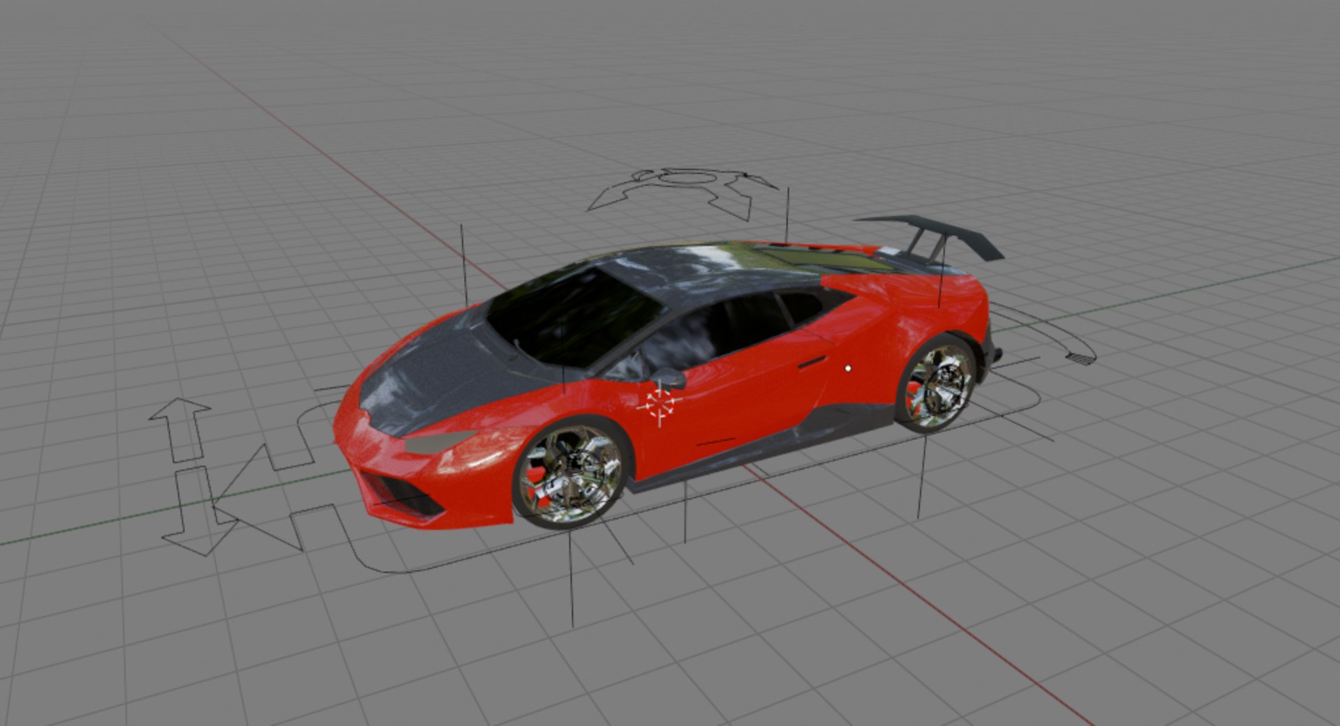 Basic Car Without Brand With Rig Model - TurboSquid 2243823