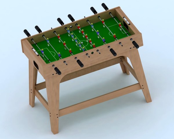 3d football table model