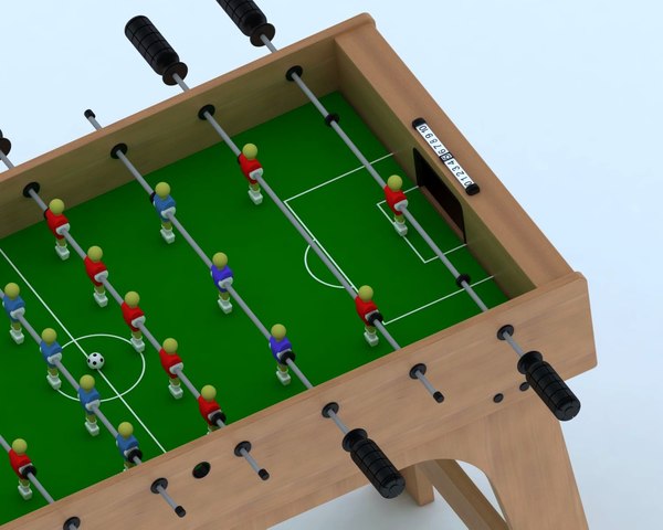 3d football table model