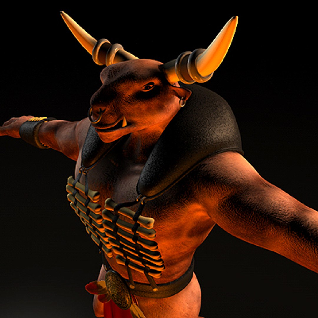 Minotaur Character 3d Model