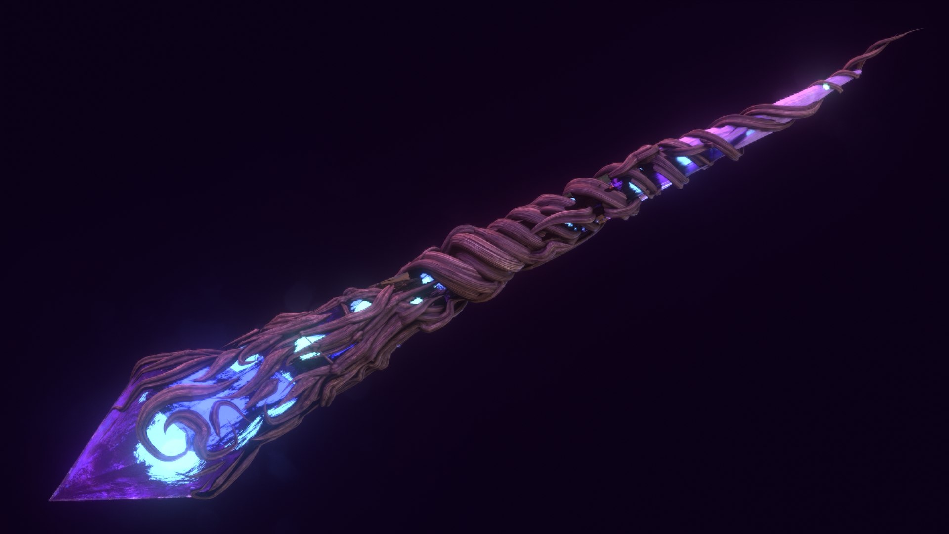 Crystal Wand Model - TurboSquid 1947434