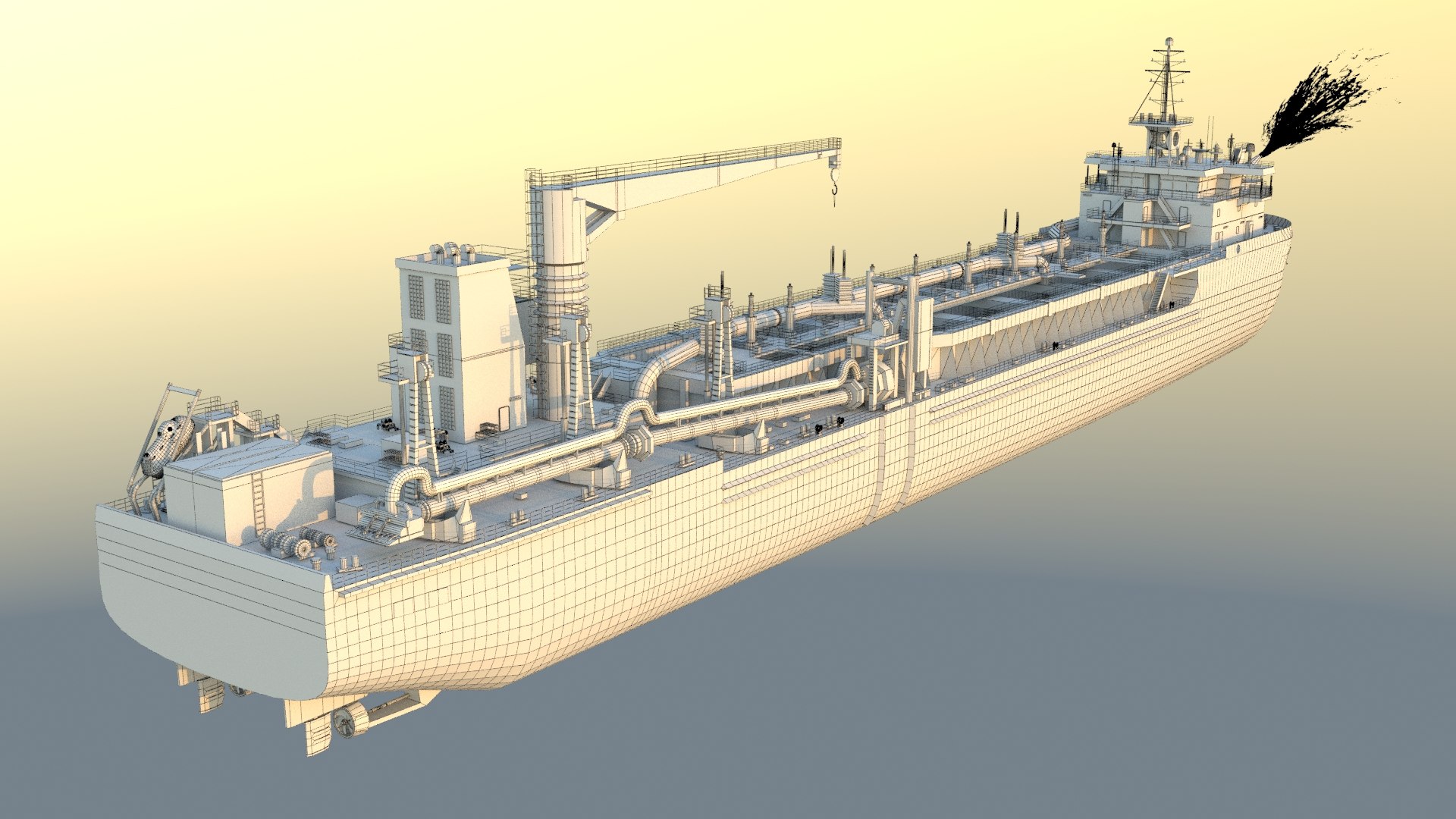 3D Model Dredger - TurboSquid 1861097