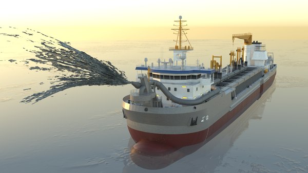 3D model Dredger - TurboSquid 1861097