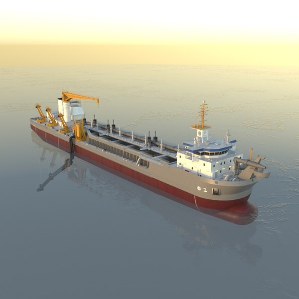3D model Dredger - TurboSquid 1861097