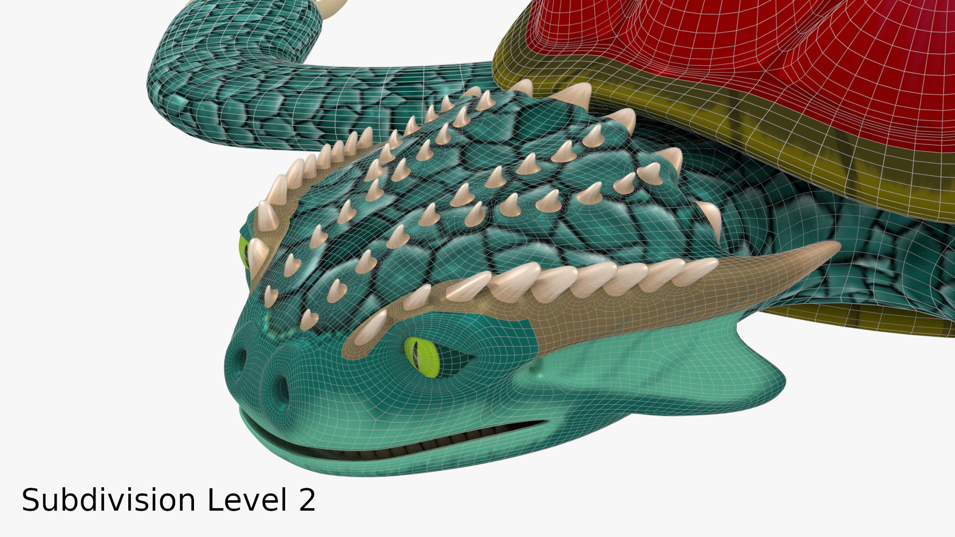 3D Dragon Turtle - TurboSquid 1312374