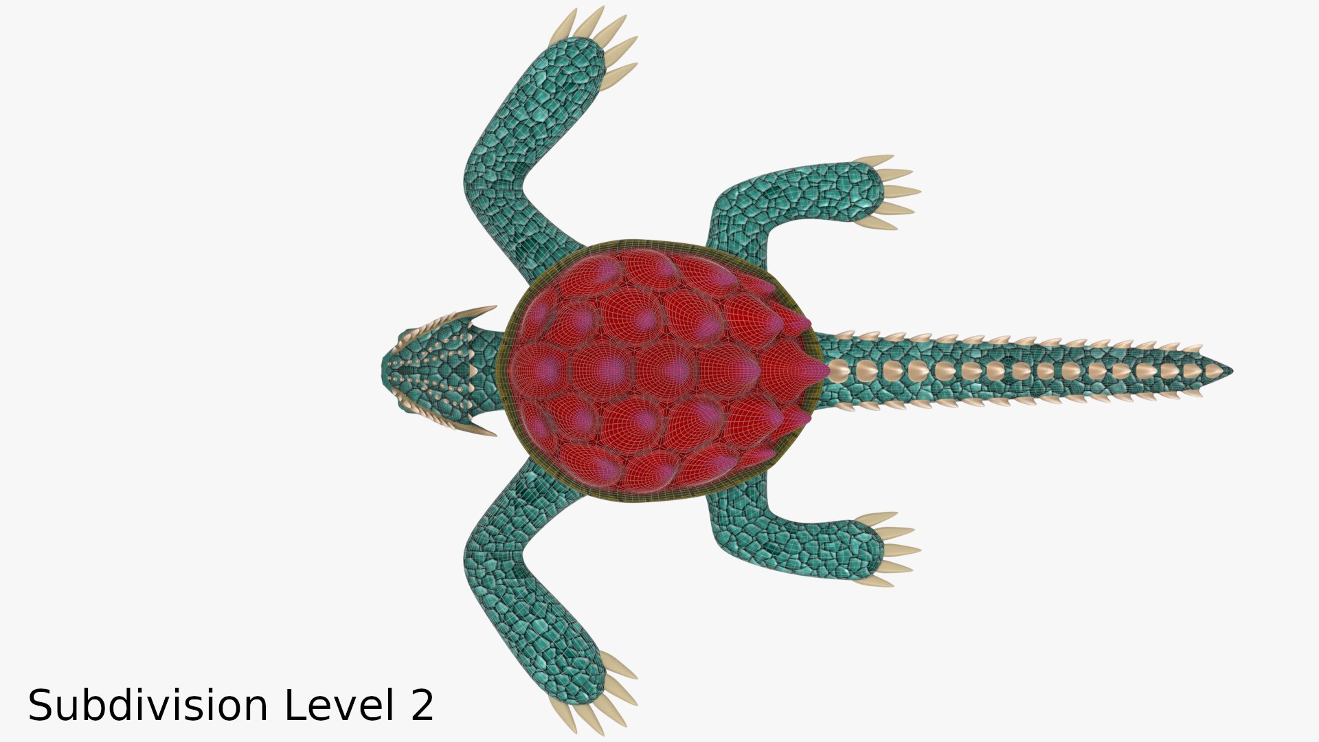 3D Dragon Turtle - TurboSquid 1312374