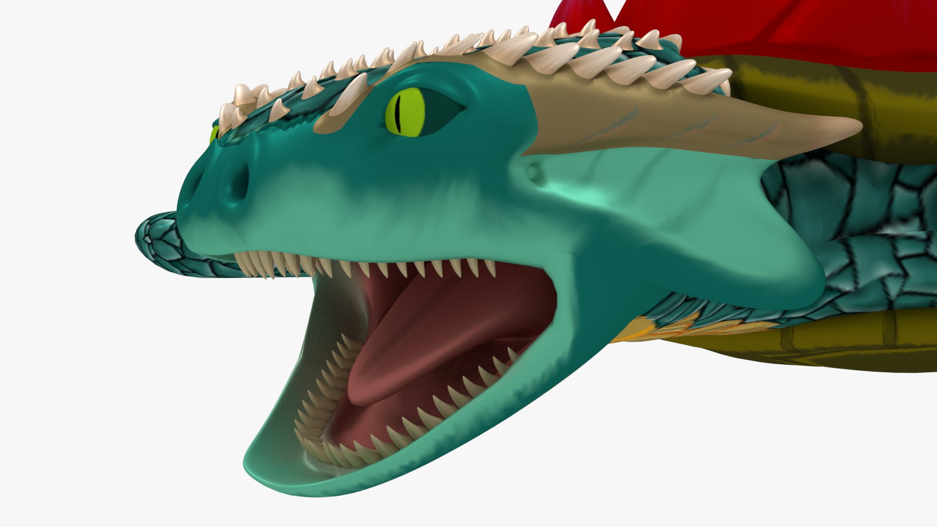 3D Dragon Turtle - TurboSquid 1312374