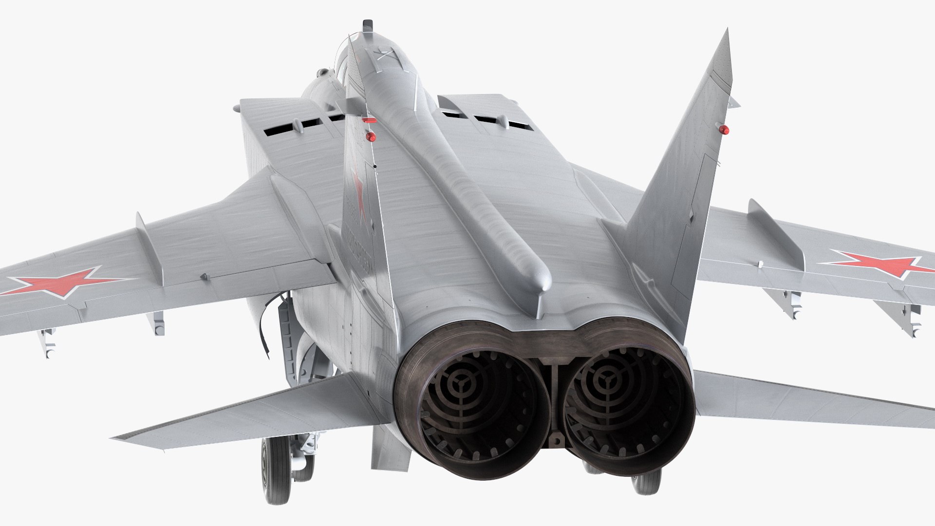 Mikoyan MiG-31 Supersonic Interceptor Aircraft Rigged 3D model ...