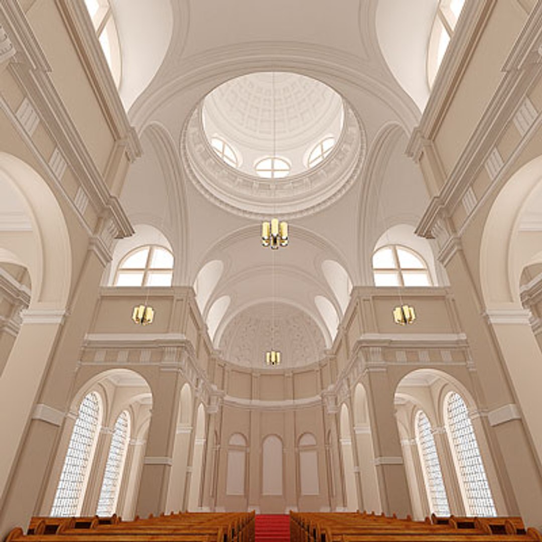 Catholic Church Interior 3d Max