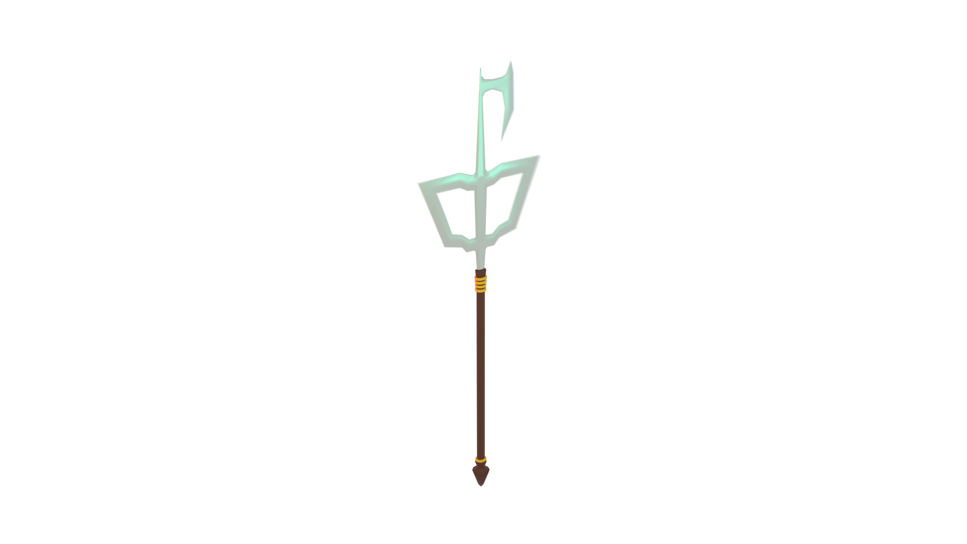 Metal Glaive Halberd Low Poly 3D Model - TurboSquid 1825121