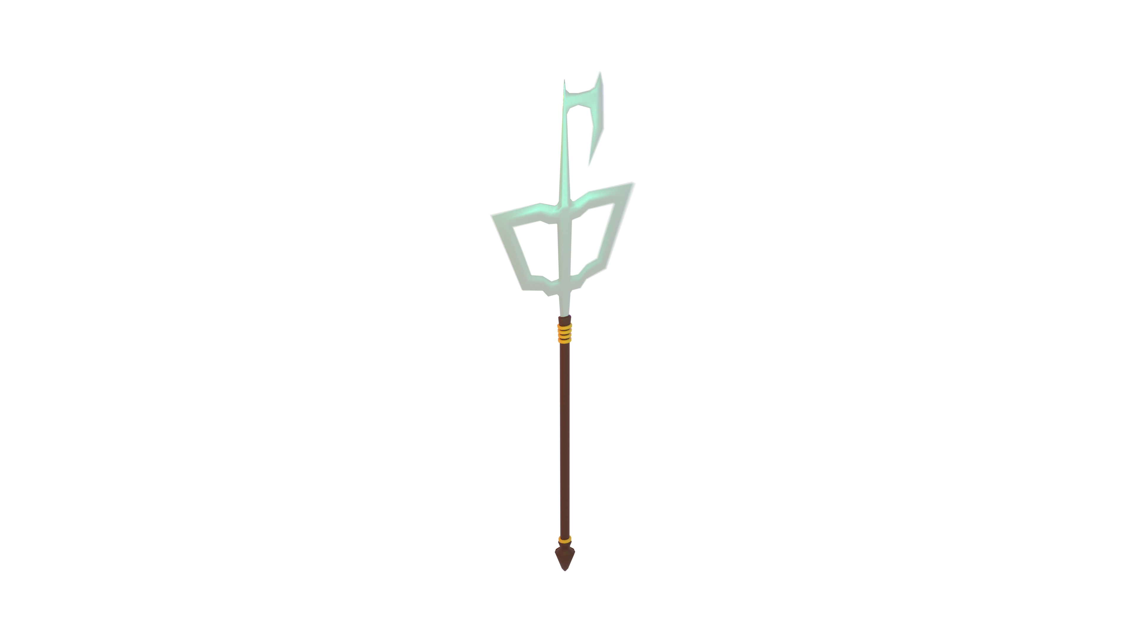 Metal glaive halberd low poly 3D model - TurboSquid 1825121