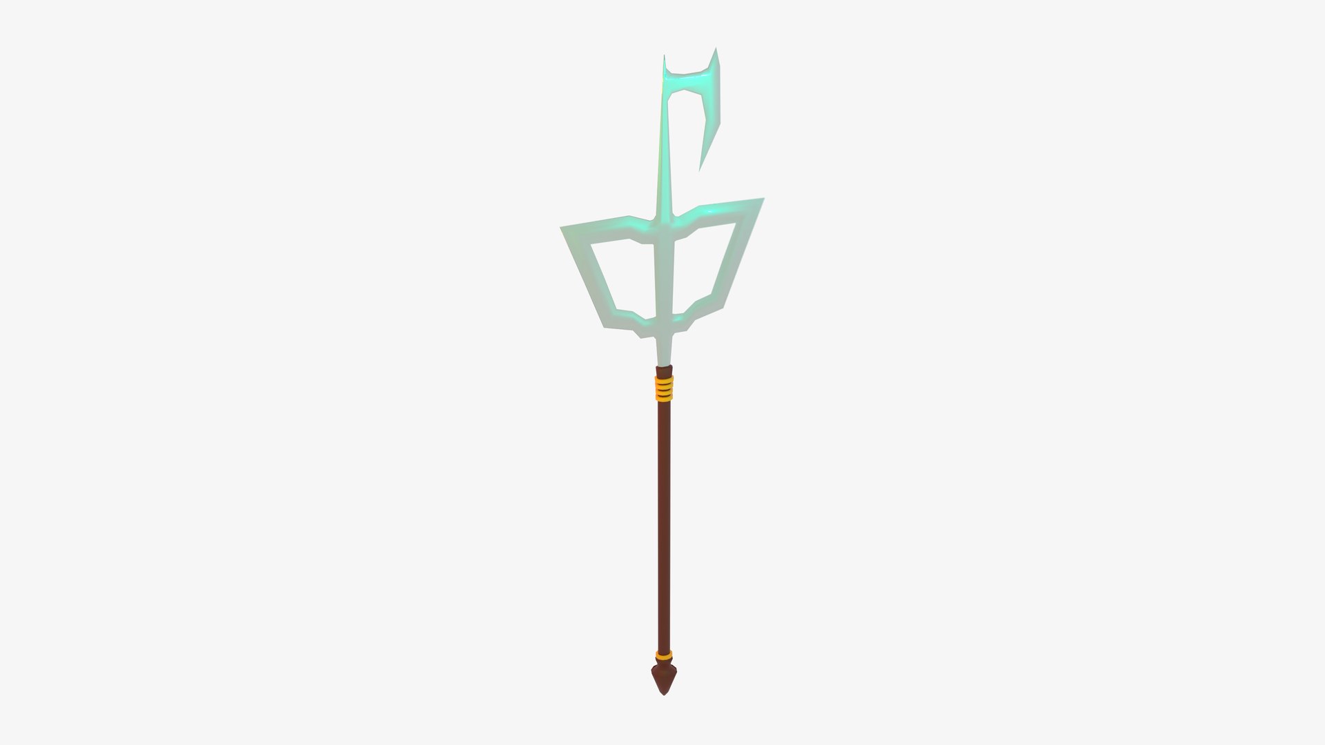 Metal Glaive Halberd Low Poly 3D Model - TurboSquid 1825121