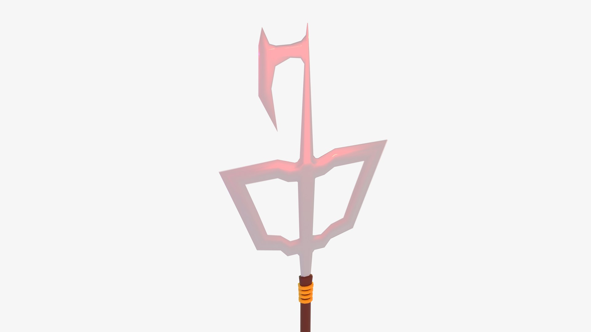 Metal Glaive Halberd Low Poly 3D Model - TurboSquid 1825121