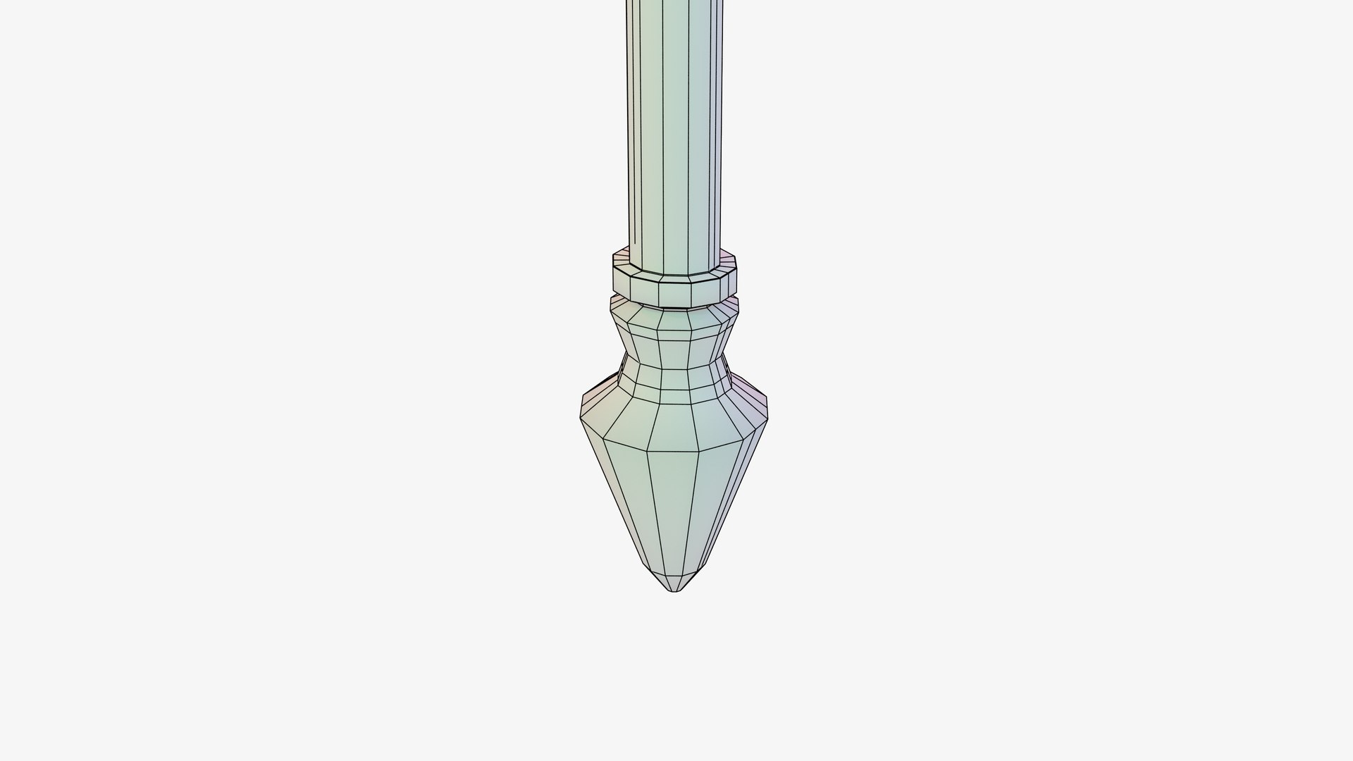 Metal Glaive Halberd Low Poly 3D Model - TurboSquid 1825121