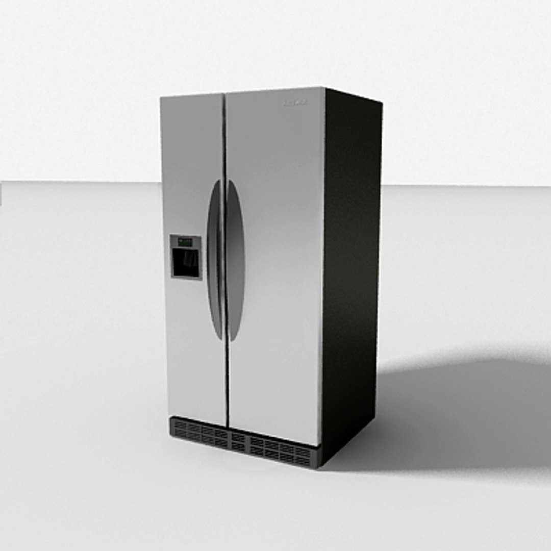 3d model refridgerator fridge