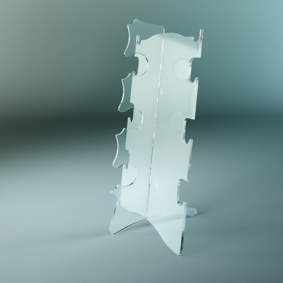 3d model plexiglass set