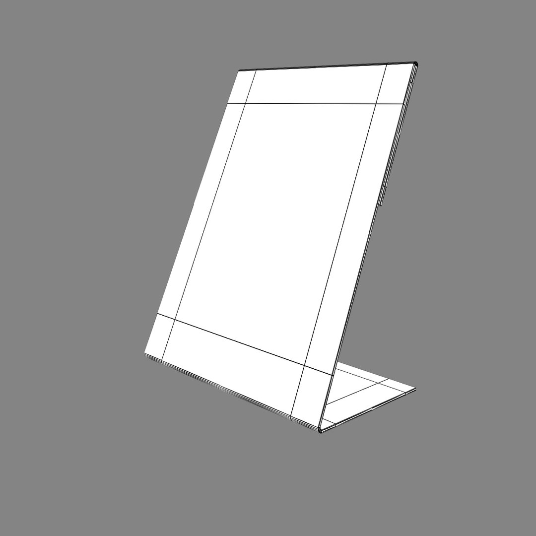 3d model plexiglass set