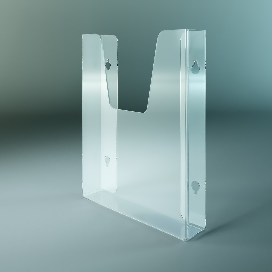 3d model plexiglass set