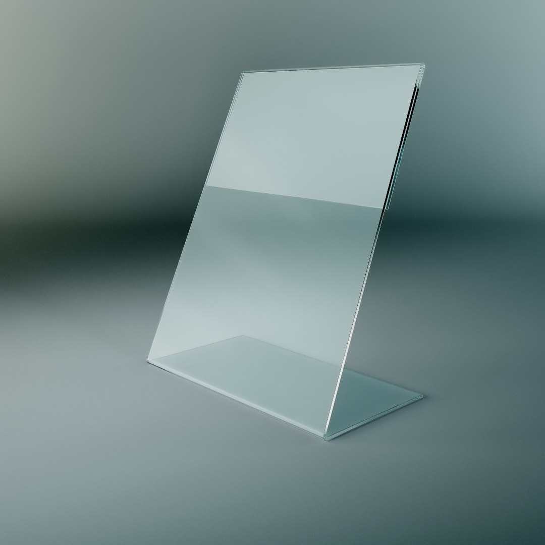 3d model plexiglass set