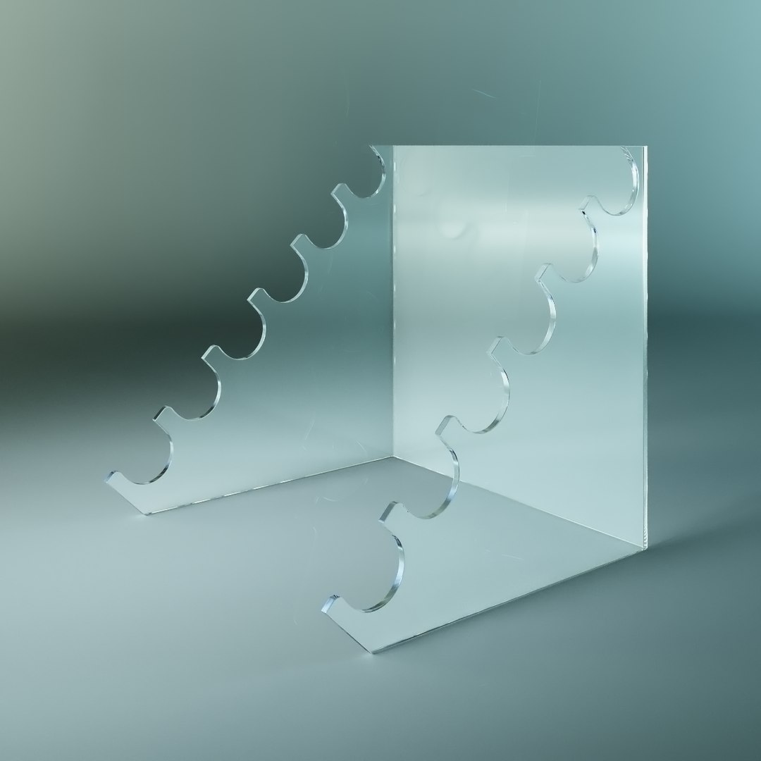3d model plexiglass set