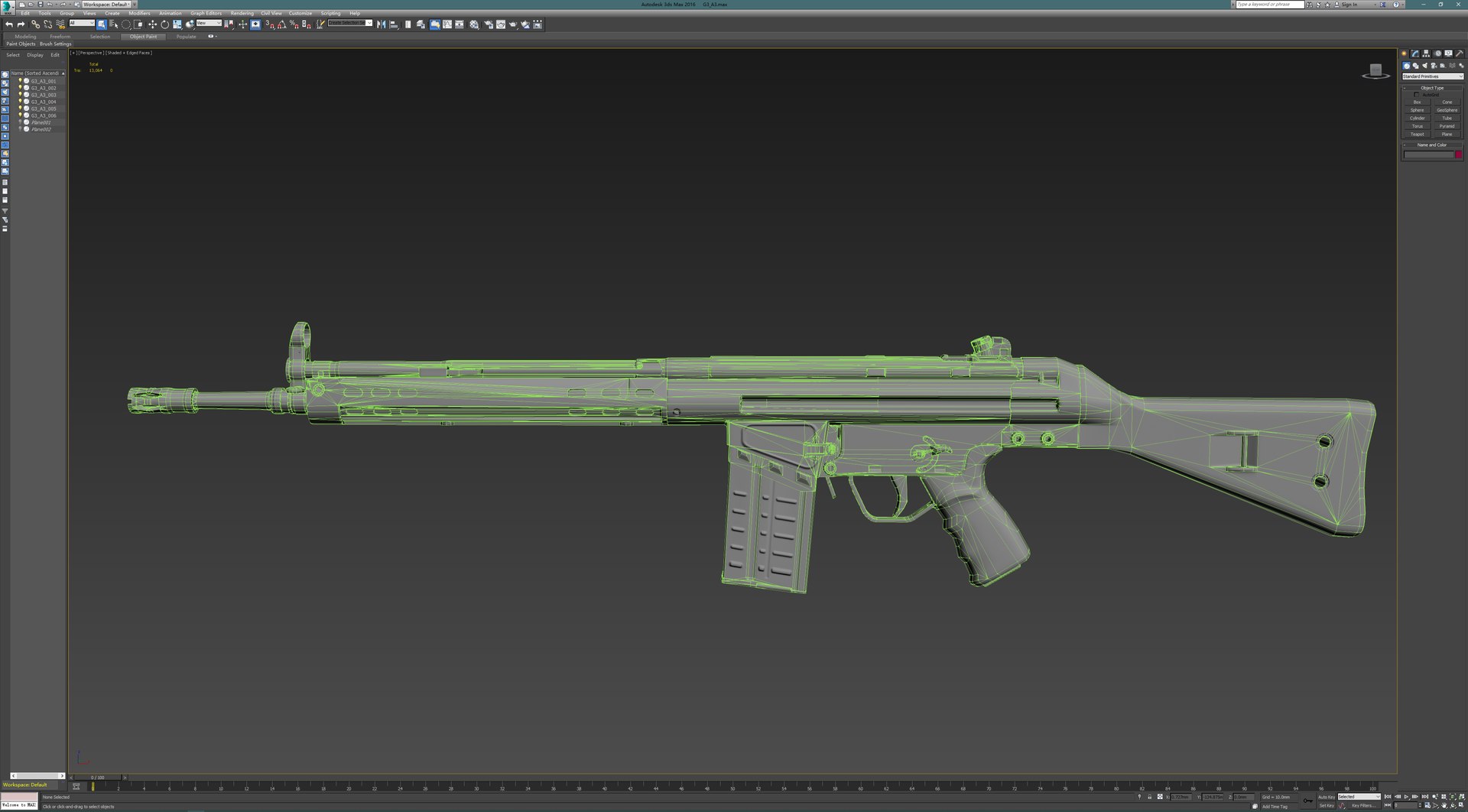 G3 A3 Assault Rifle 3D - TurboSquid 1332018