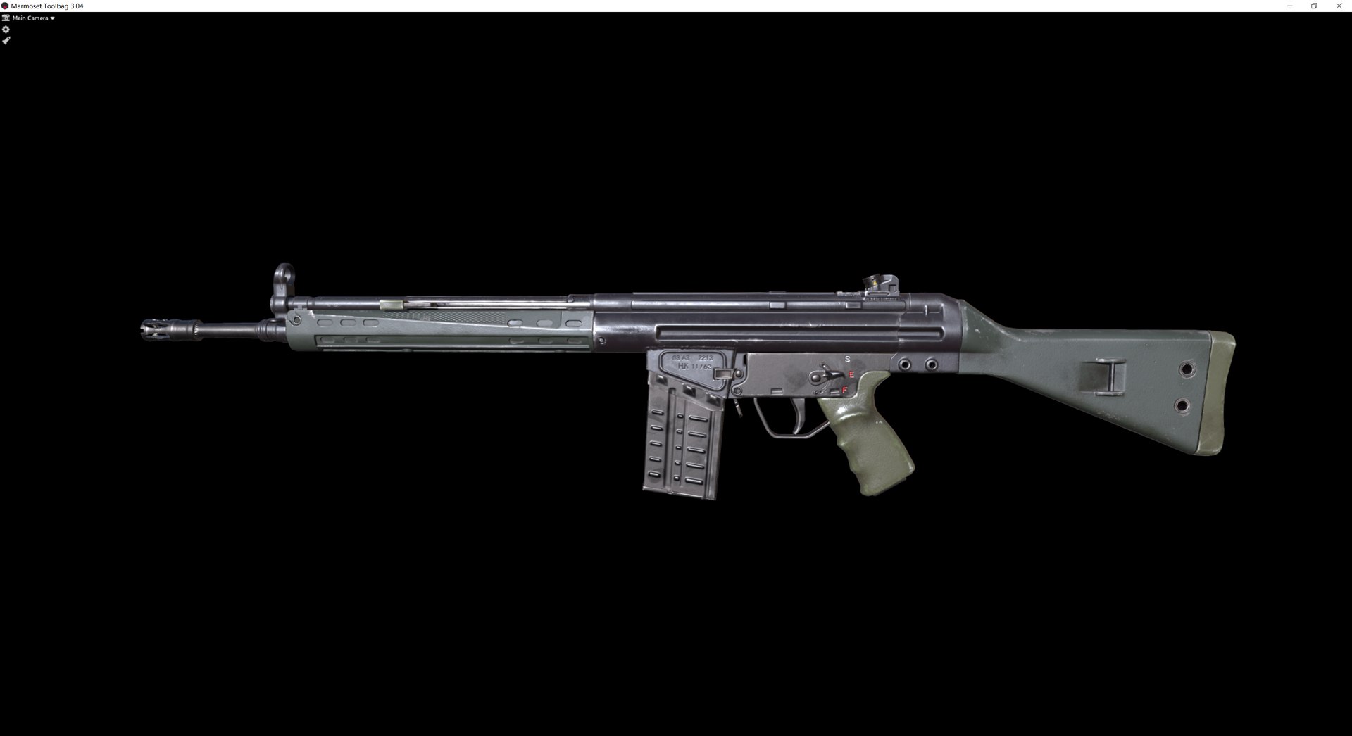 G3 A3 Assault Rifle 3D - TurboSquid 1332018