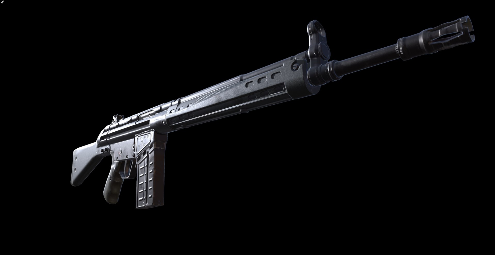 G3 A3 Assault Rifle 3D - TurboSquid 1332018