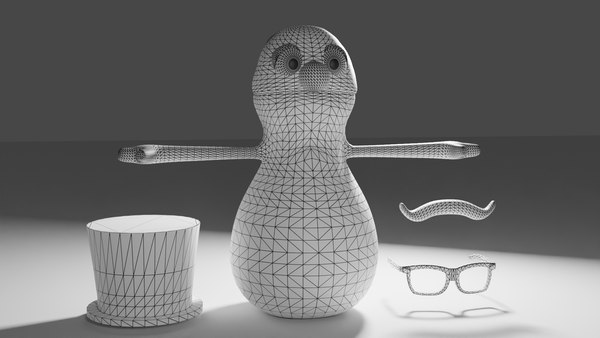 modelo 3d Muppet-Style Puppet Base With Rig - TurboSquid 1966411
