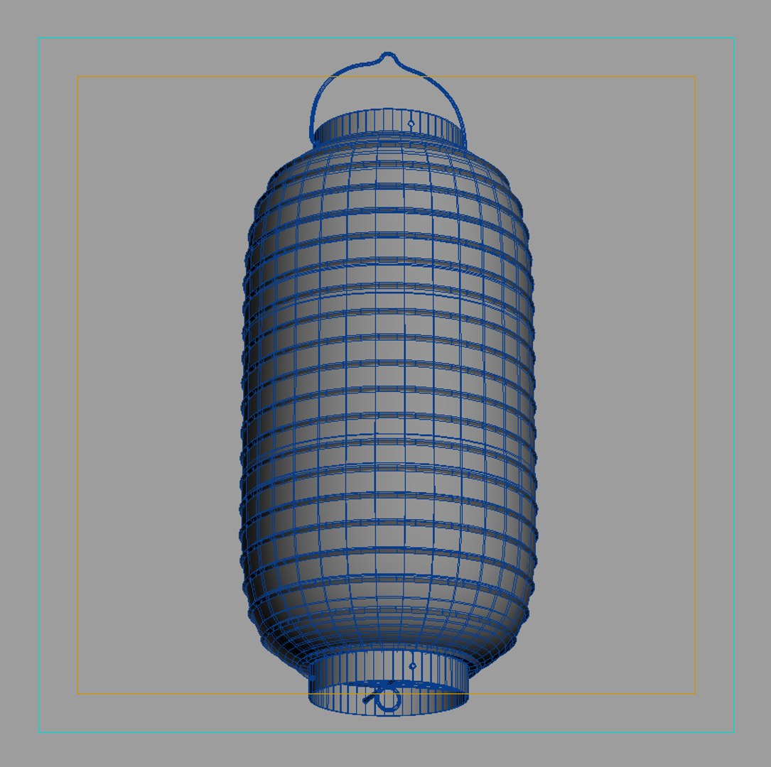 3D Japanese Lantern Set Model - TurboSquid 1560436