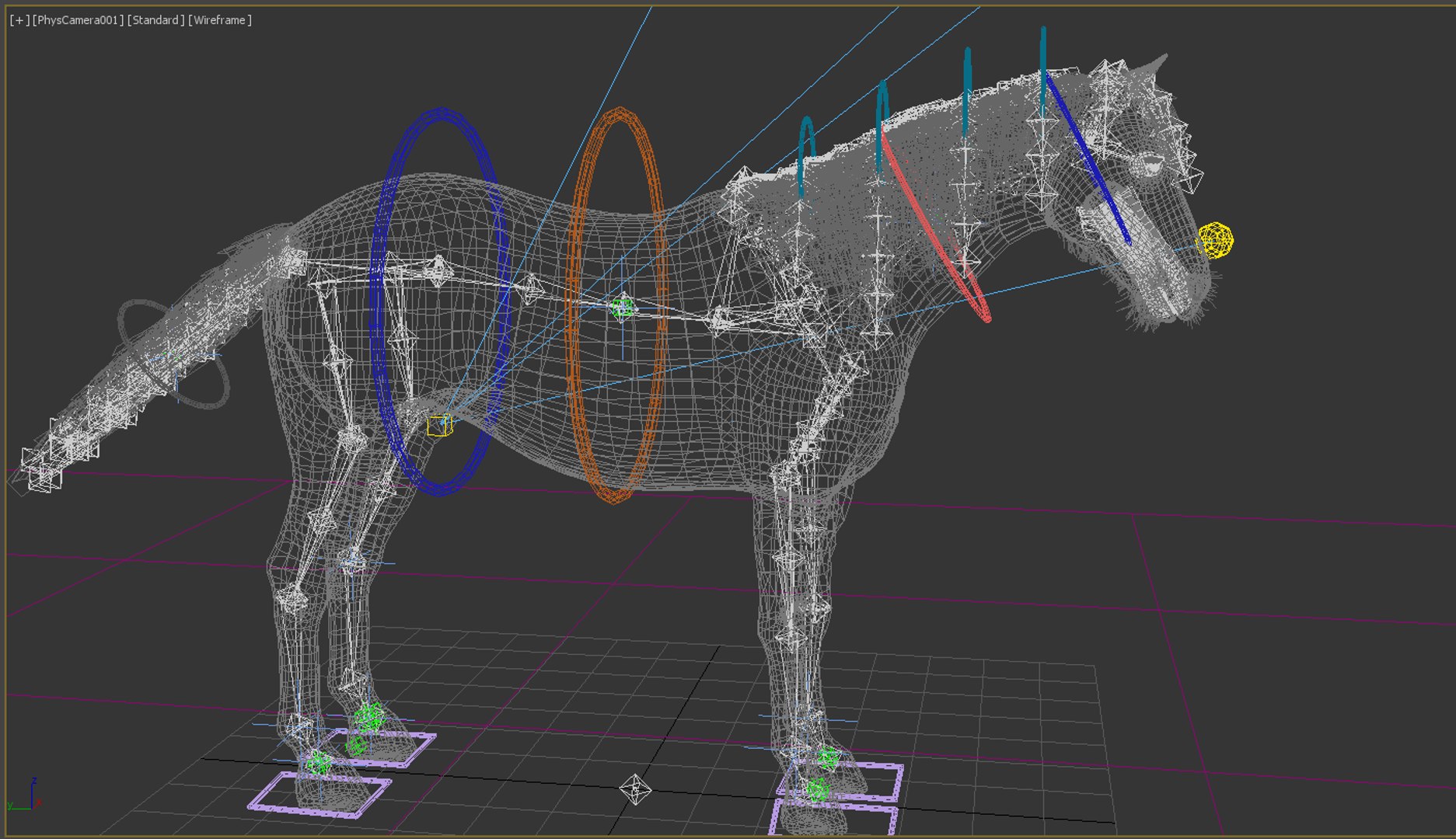 Horse Rigged 3D Model - TurboSquid 1914284